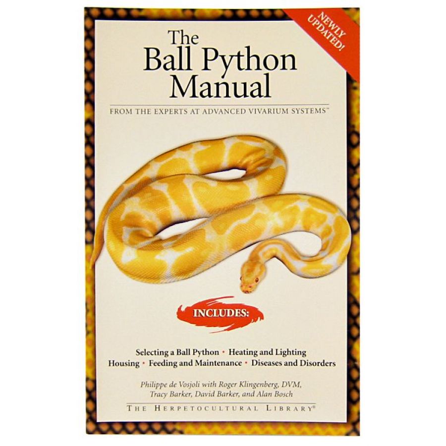 THE BALL PYTHON MANUAL - Nu-Pets Pet Centre