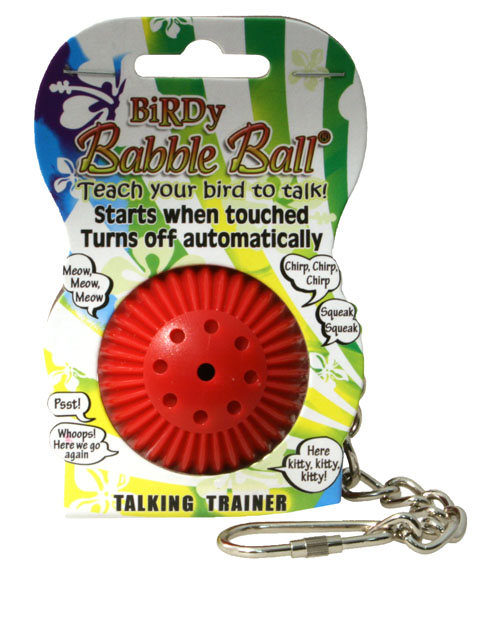Babble Ball 'birdy Talking' For Parrots - Nu-Pets Pet Centre